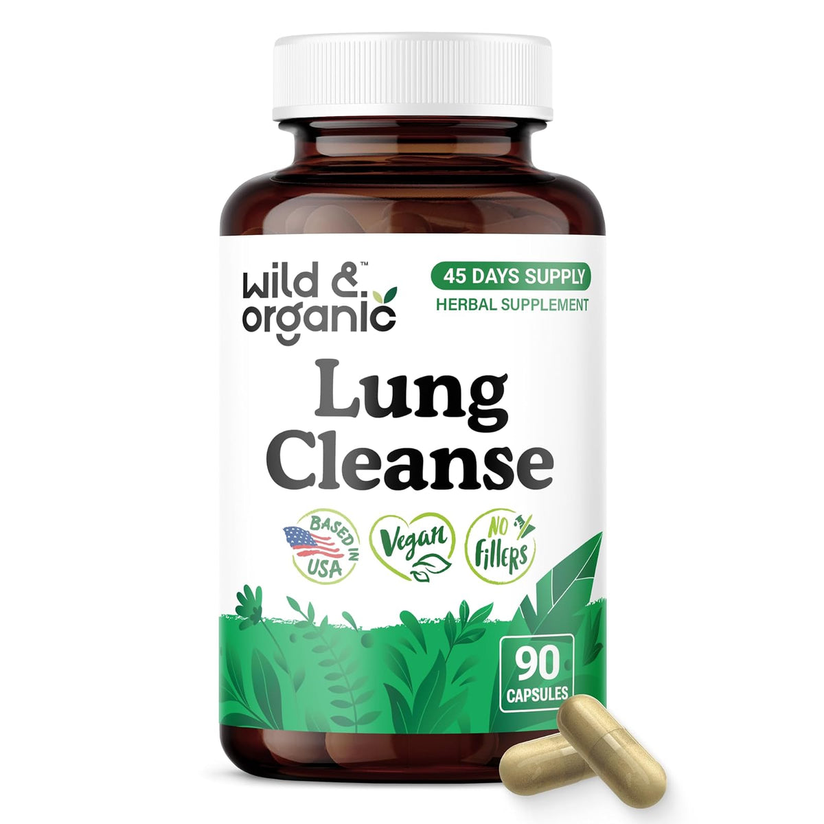 Wild & Organic lung cleanse capsules