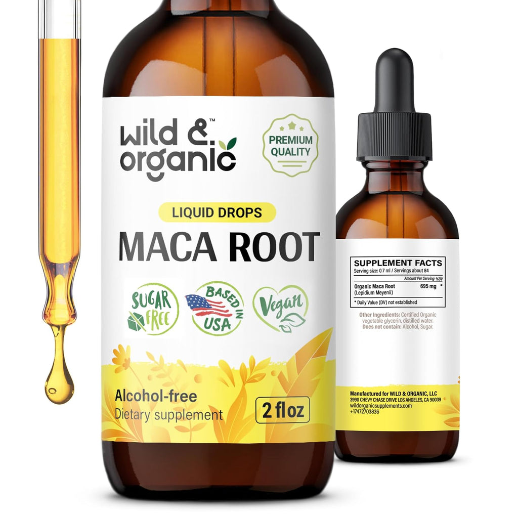 Wild & Organic Maca root energy boost