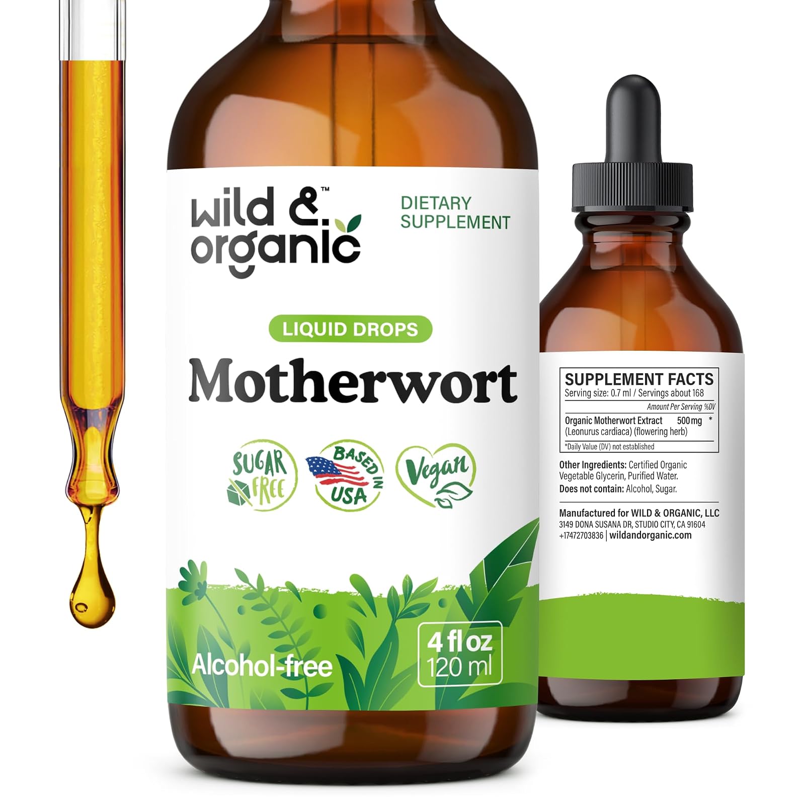 wild organic motherwort tincture benefits