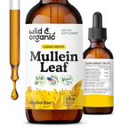 Wild & Organic Mullein Drops for respiratory health