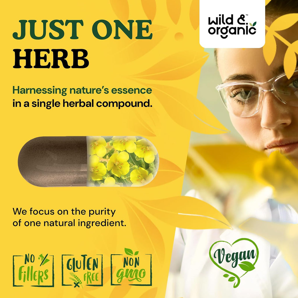 Wild & Organic Mullein for immune boost