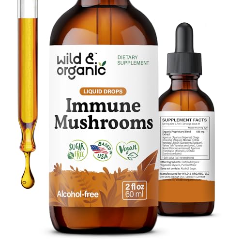 Wild & Organic mushroom tincture benefits
