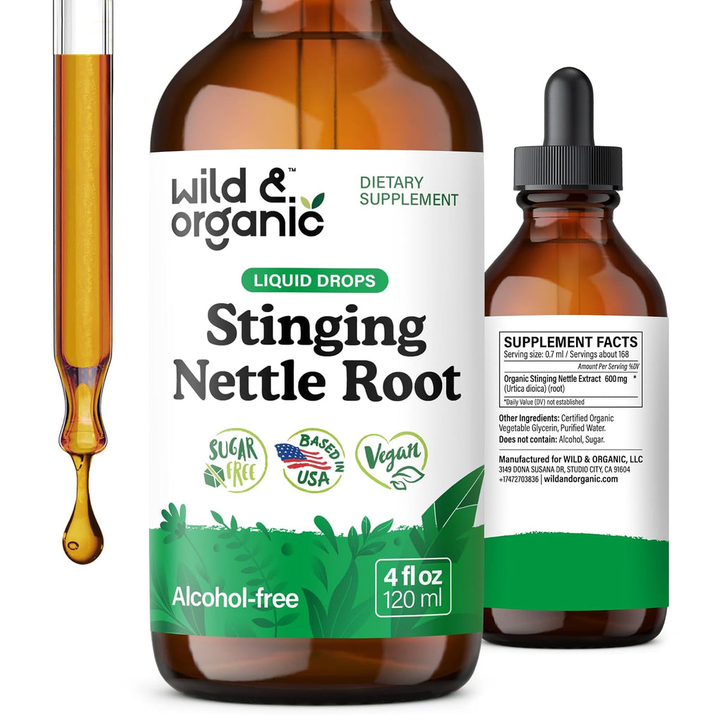 wild organic nettle root extract drops