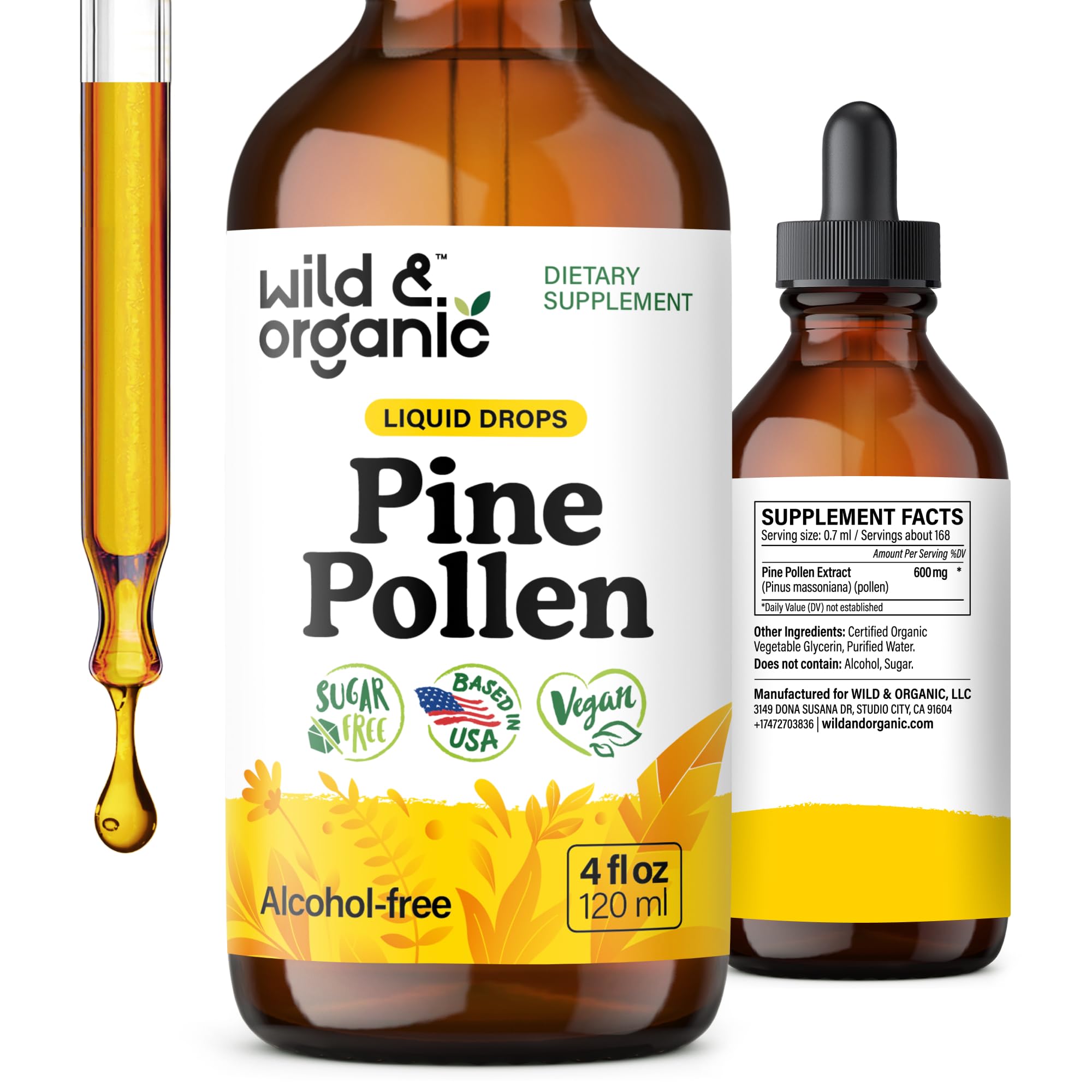 wild organic pine pollen tincture benefits