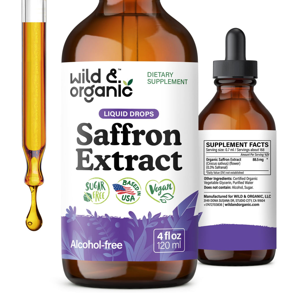 Wild & Organic saffron herbal supplements