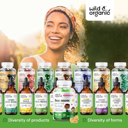 Wild & Organic sea moss for kids' wellness