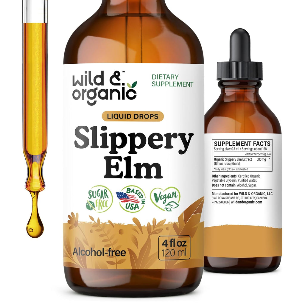 Wild & Organic slippery elm drops