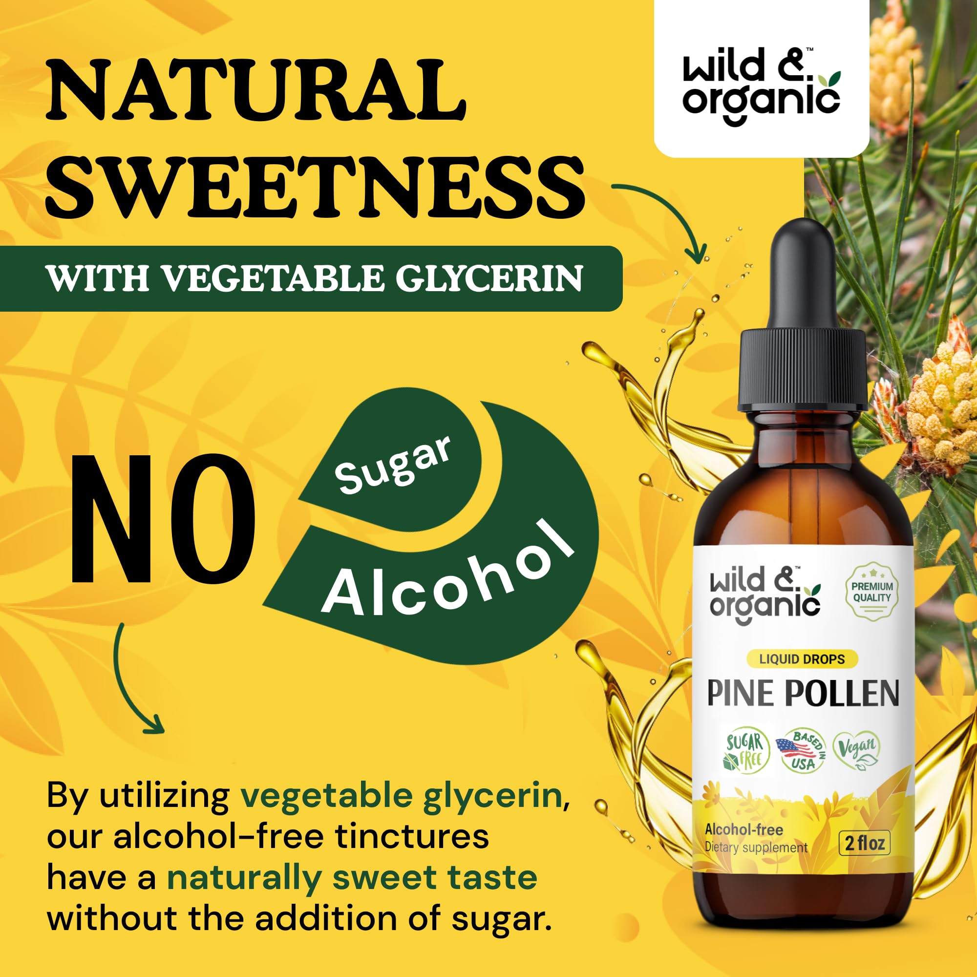 wild & organic tincture for overall wellness