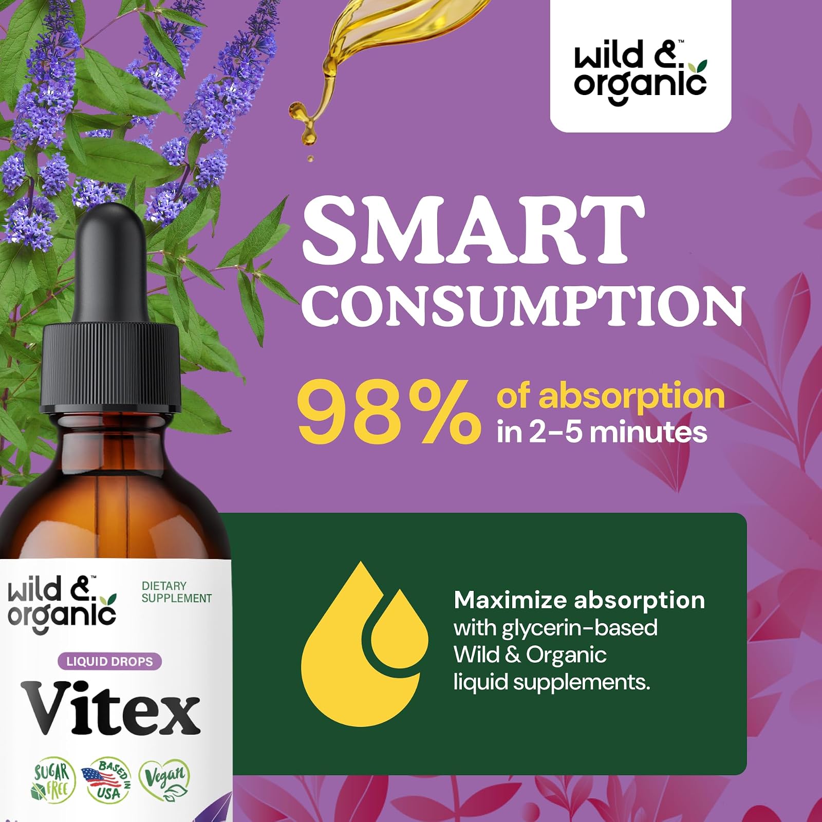 wild organic vitex tincture for women