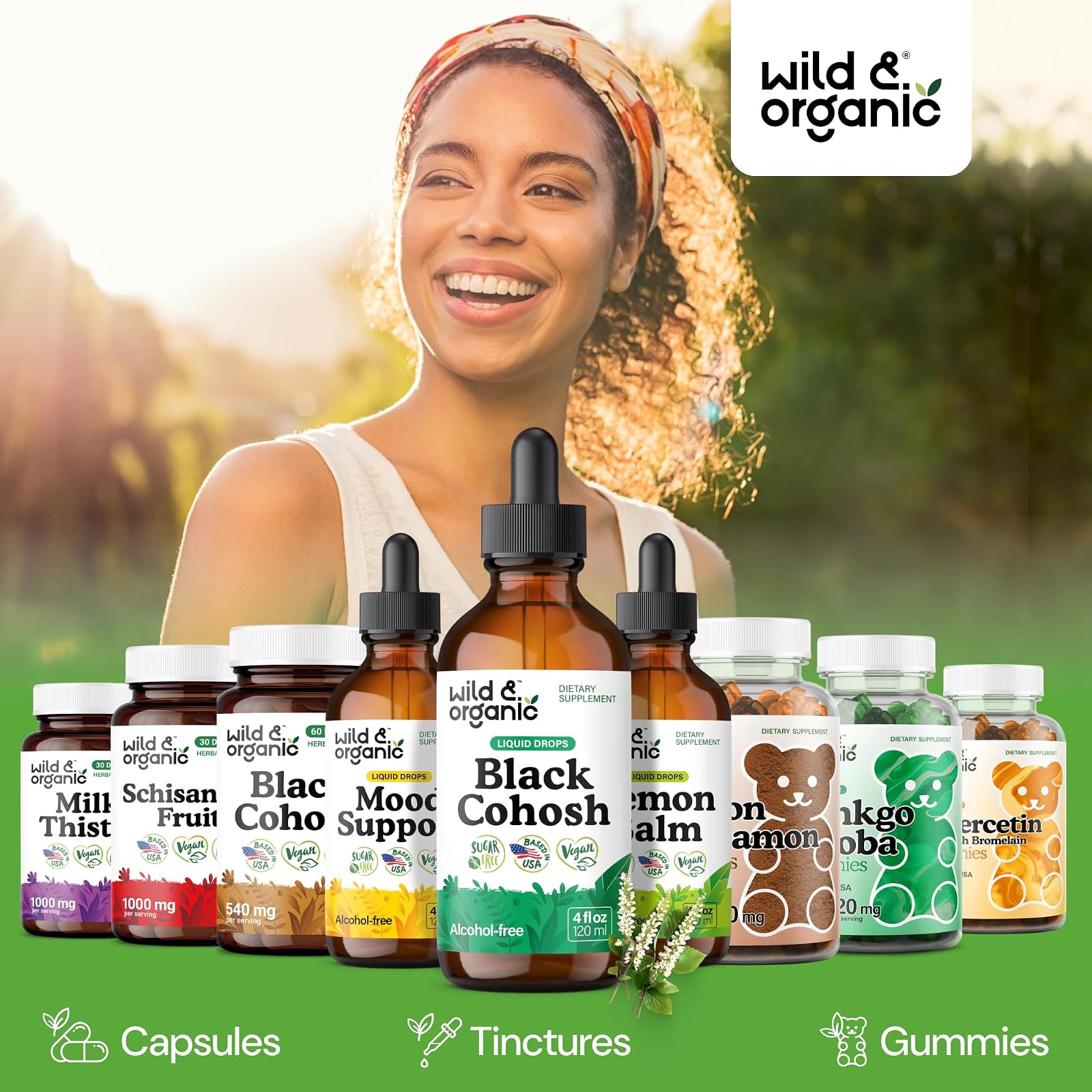 Wild & Organic women's wellness supplement