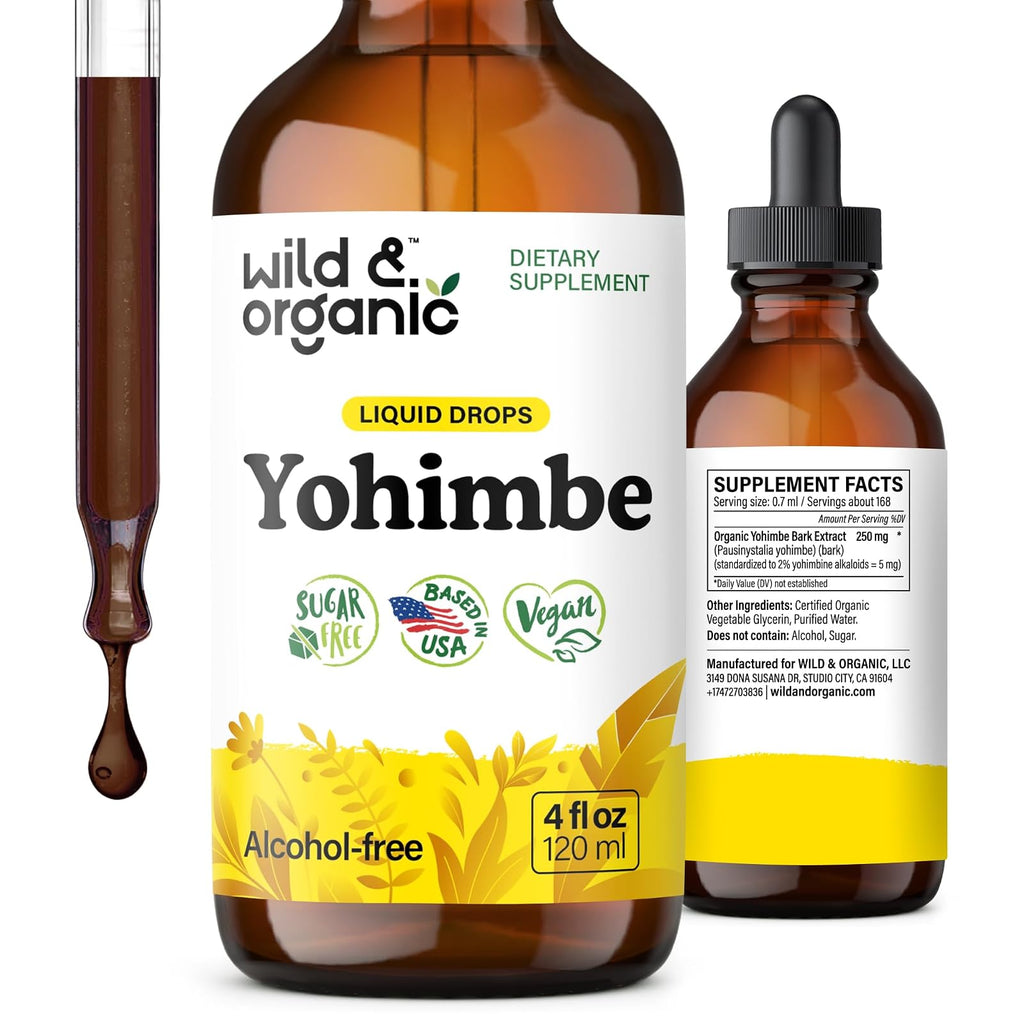 Wild & Organic Yohimbe herbal supplement