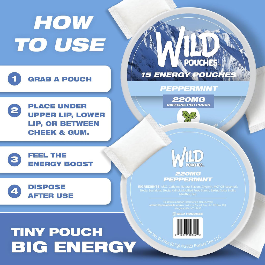 Wild Pouches peppermint energy boost