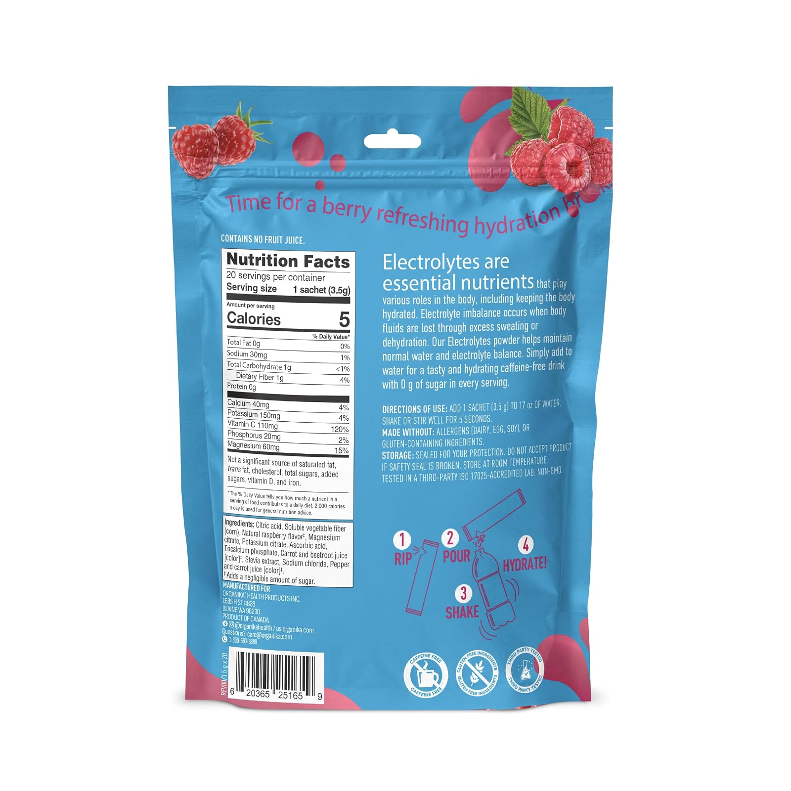 wild raspberry electrolyte powder benefits
