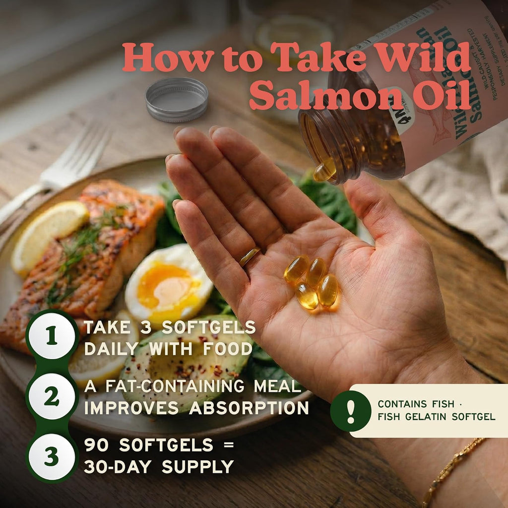 Wild salmon oil for immune support