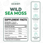 Wild sea moss with chlorella