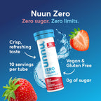 Wild strawberry flavour electrolyte tablets
