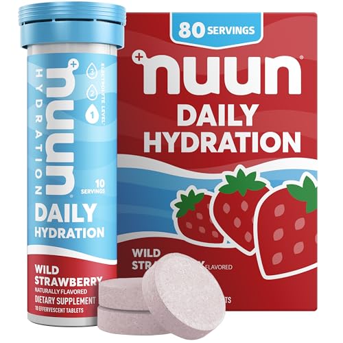 Wild strawberry flavour electrolyte tablets