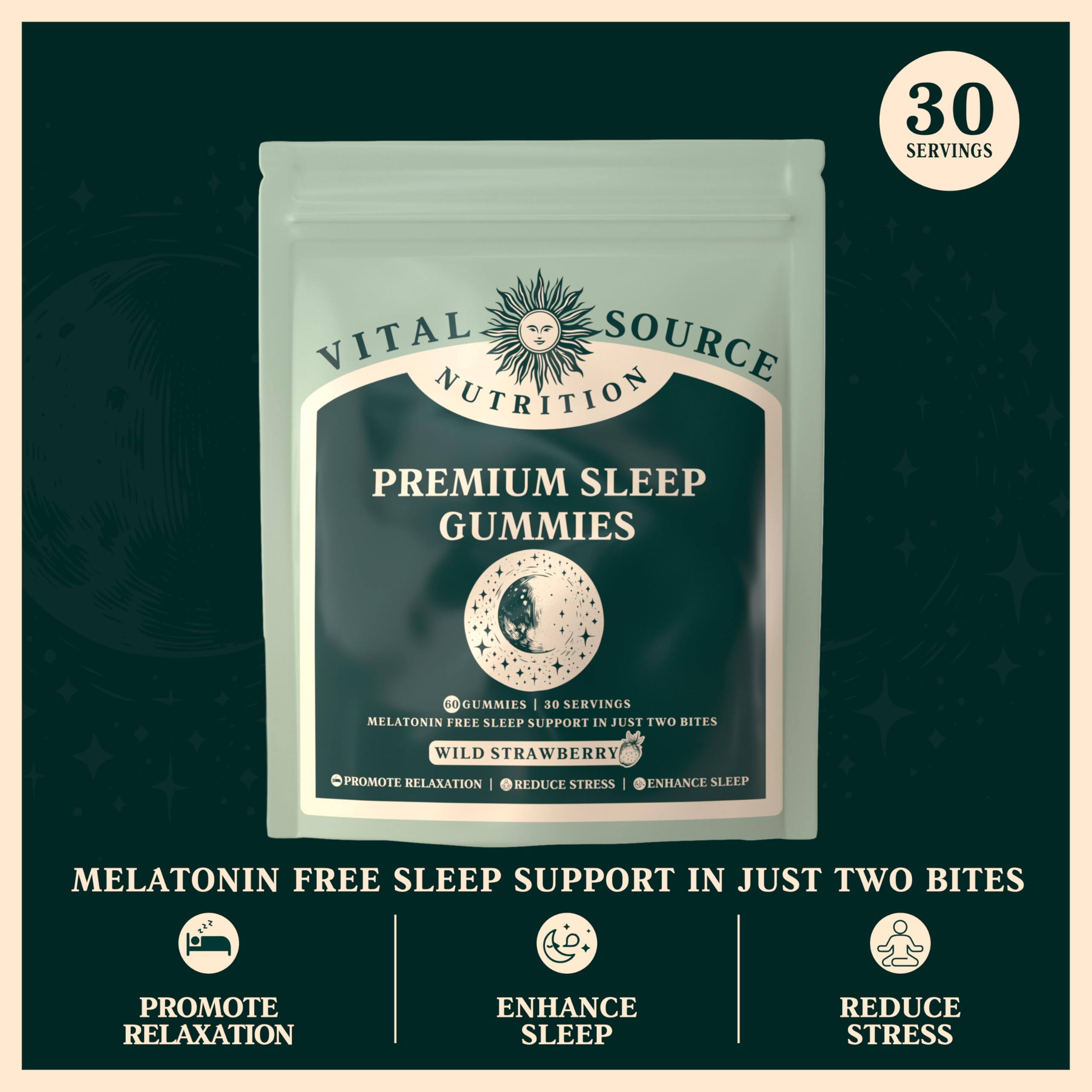 wild strawberry flavour sleep supplements