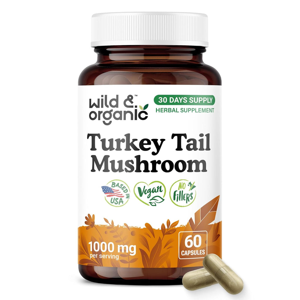wild turkey tail mushroom capsules