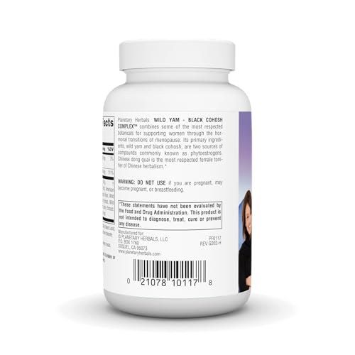 wild yam and black cohosh tablets