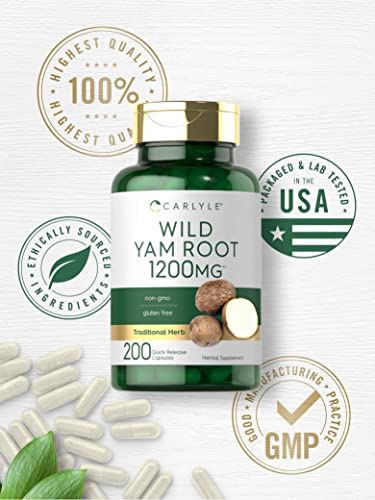 Wild Yam capsules for daily nutrition