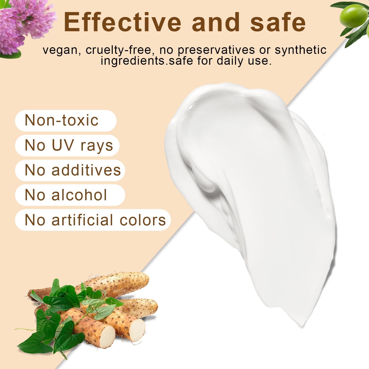 Wild Yam Cream for hot flash comfort