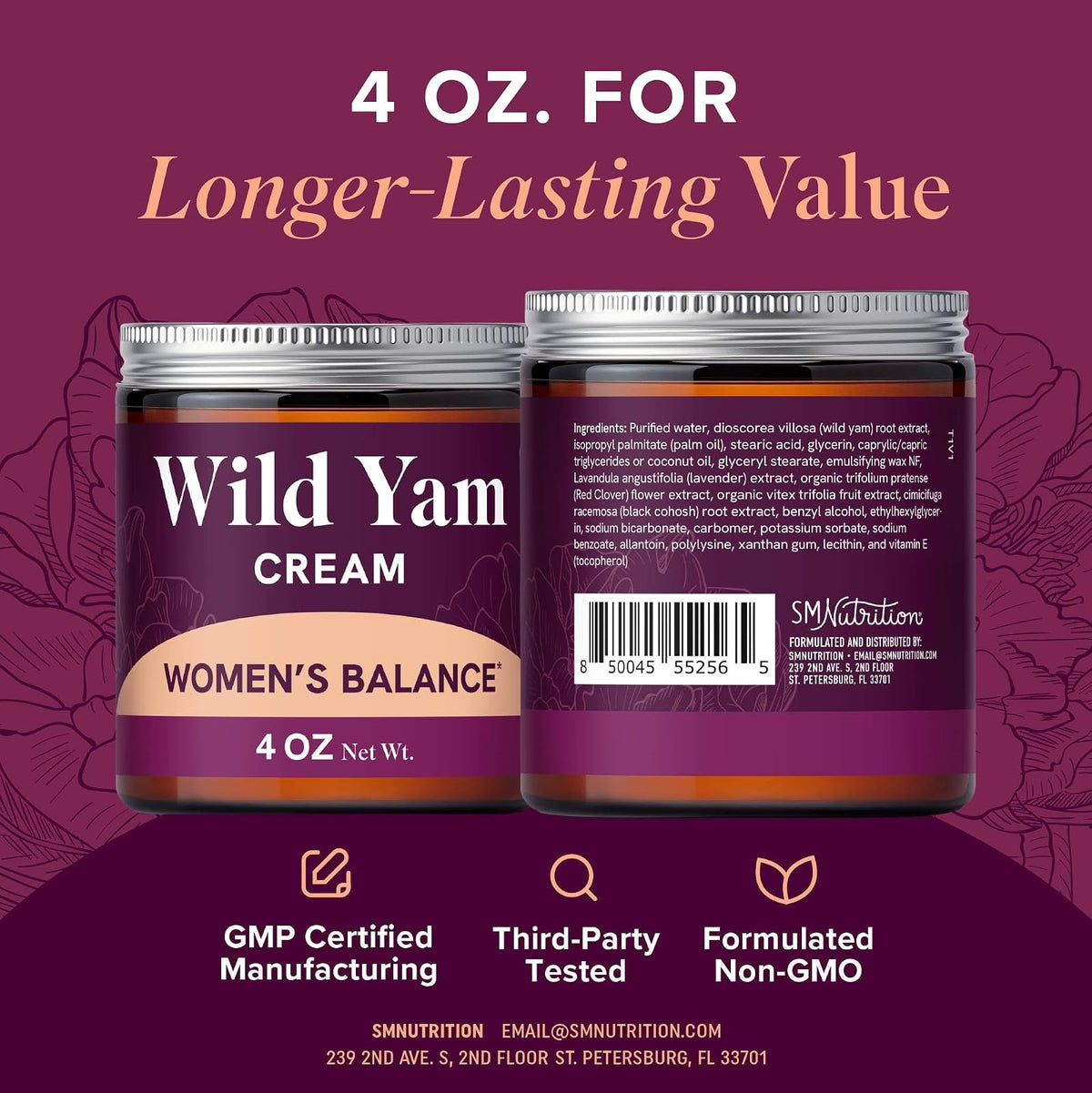 wild yam cream for menstrual comfort