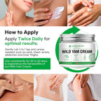 Wild Yam cream for skin hydration