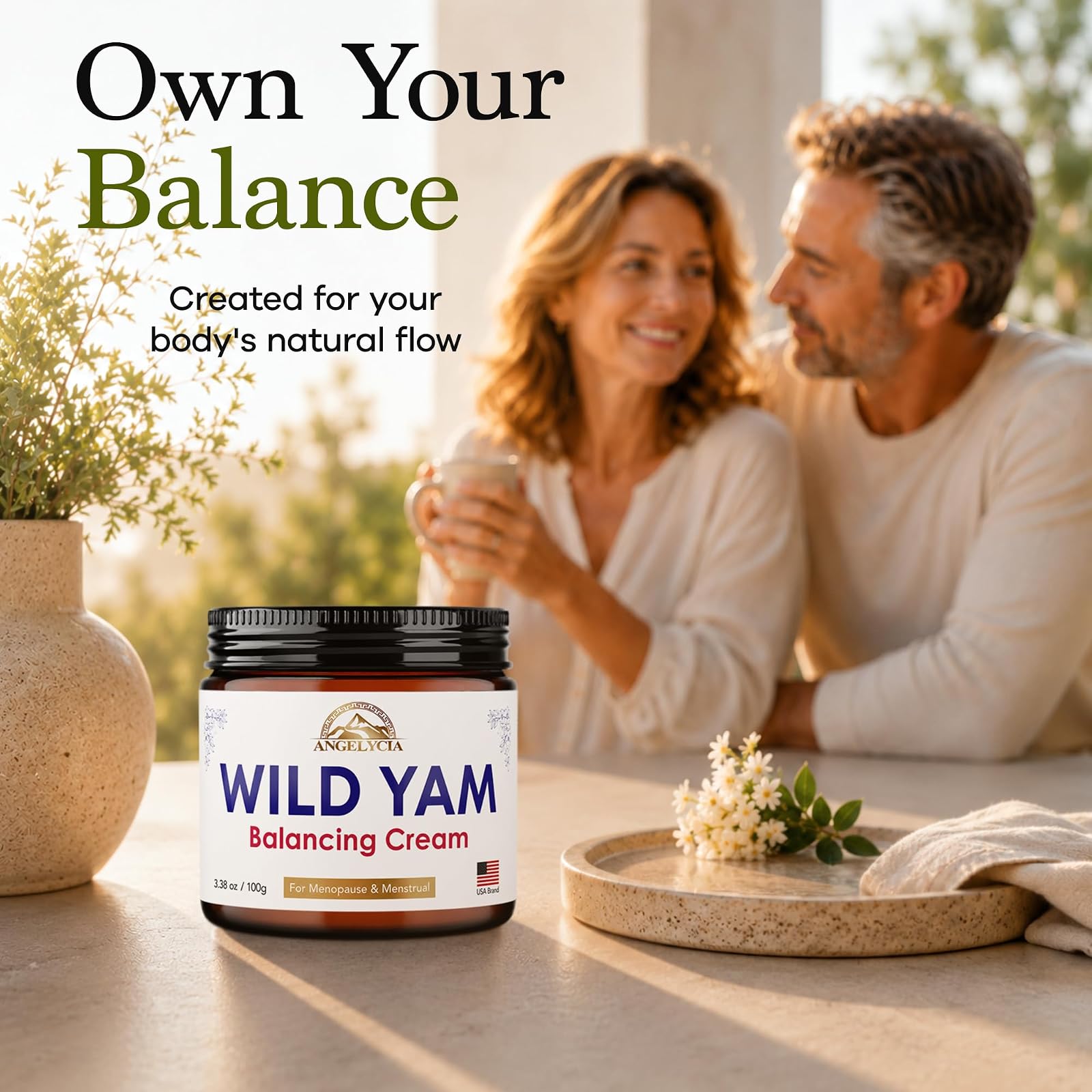 wild yam cream to ease menopause symptoms