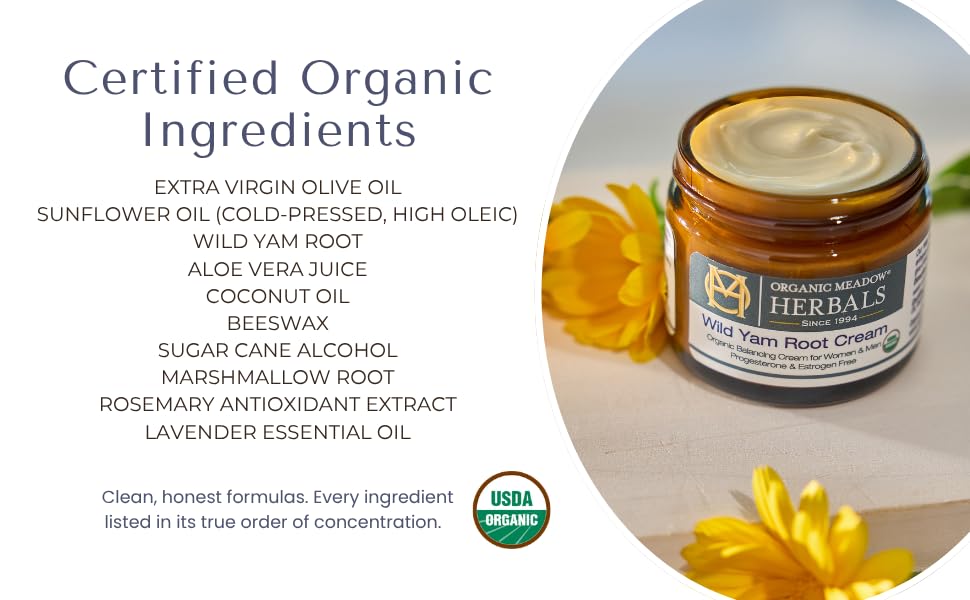 Wild yam root cream for women