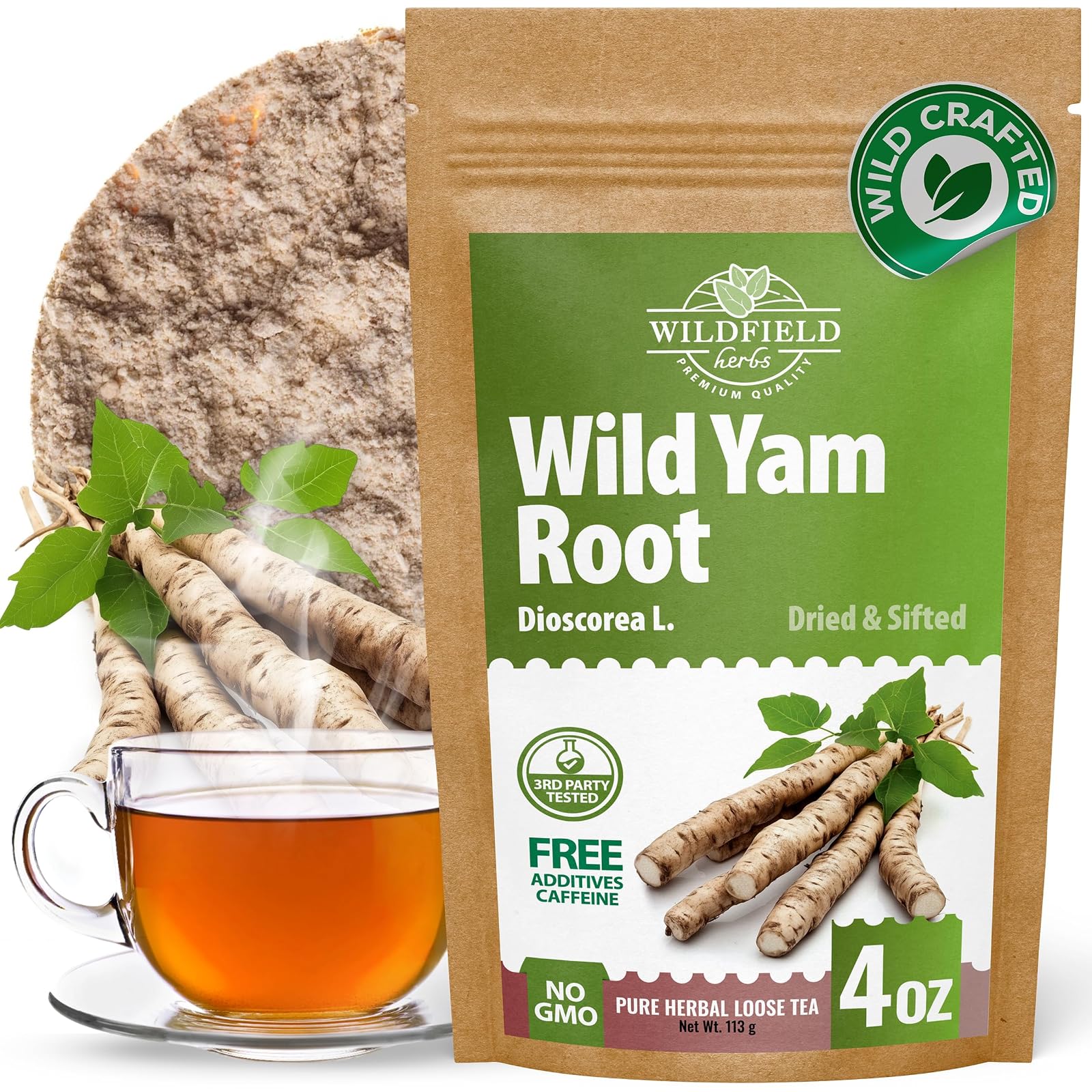 wild yam root herbal tea benefits