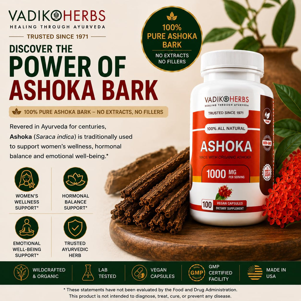 Wildcrafted Ashoka bark for menstrual support