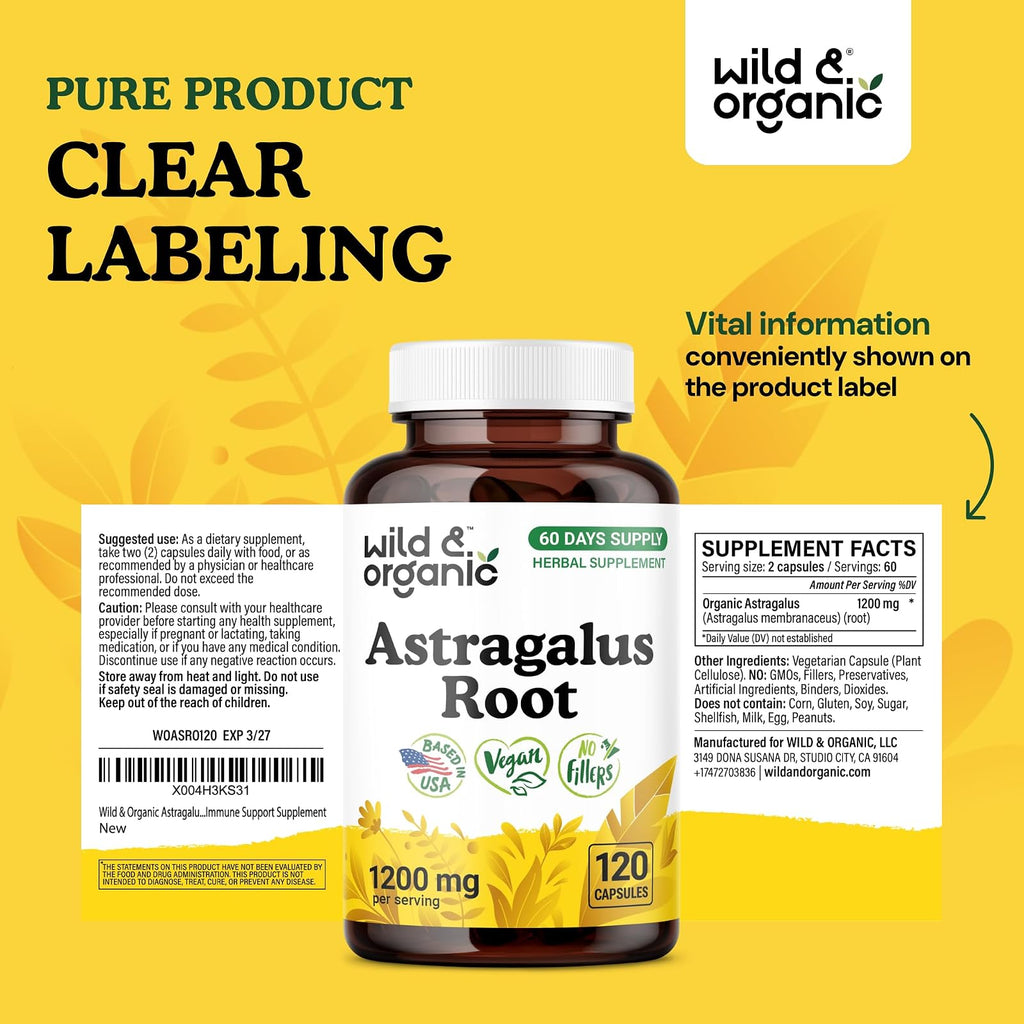 wildcrafted astragalus for overall wellness