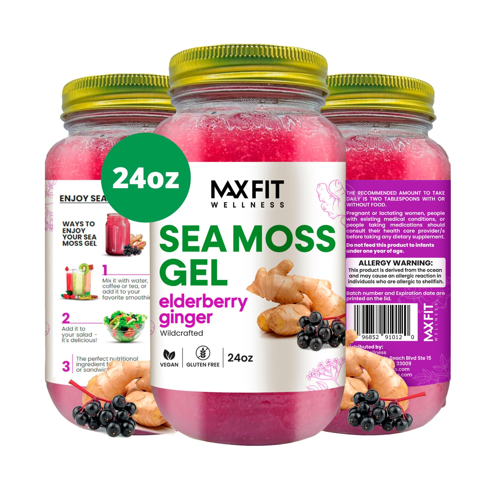 wildcrafted gold sea moss gel benefits