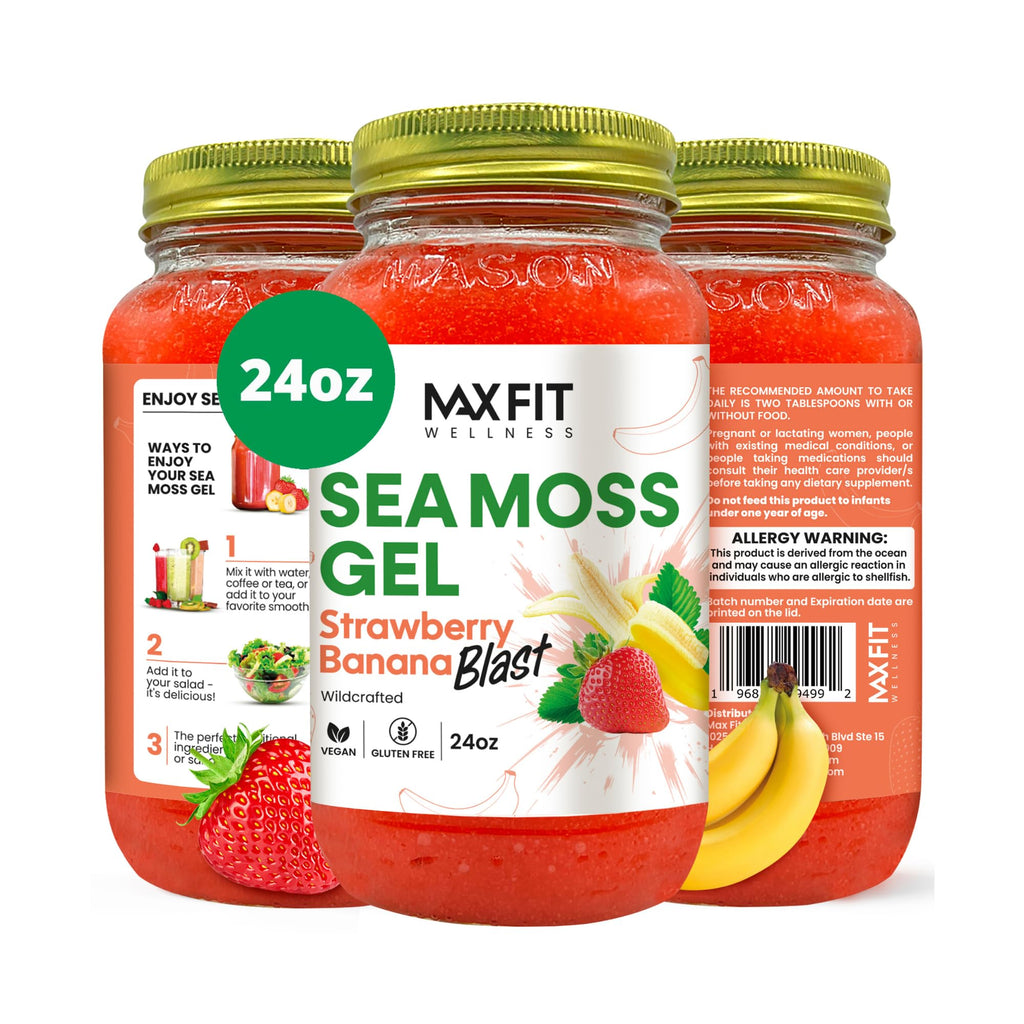 Wildcrafted gold sea moss gel benefits