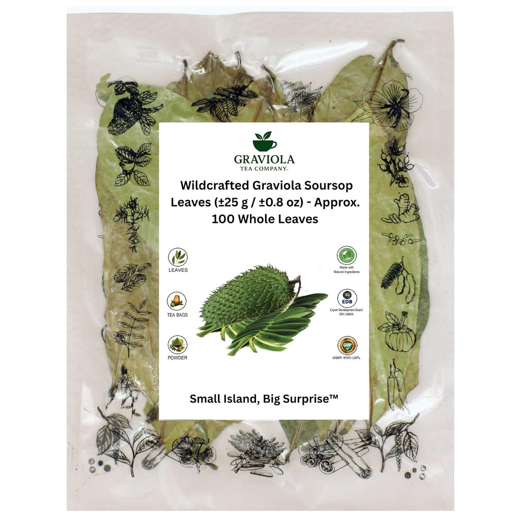 wildcrafted graviola soursop tea leaves