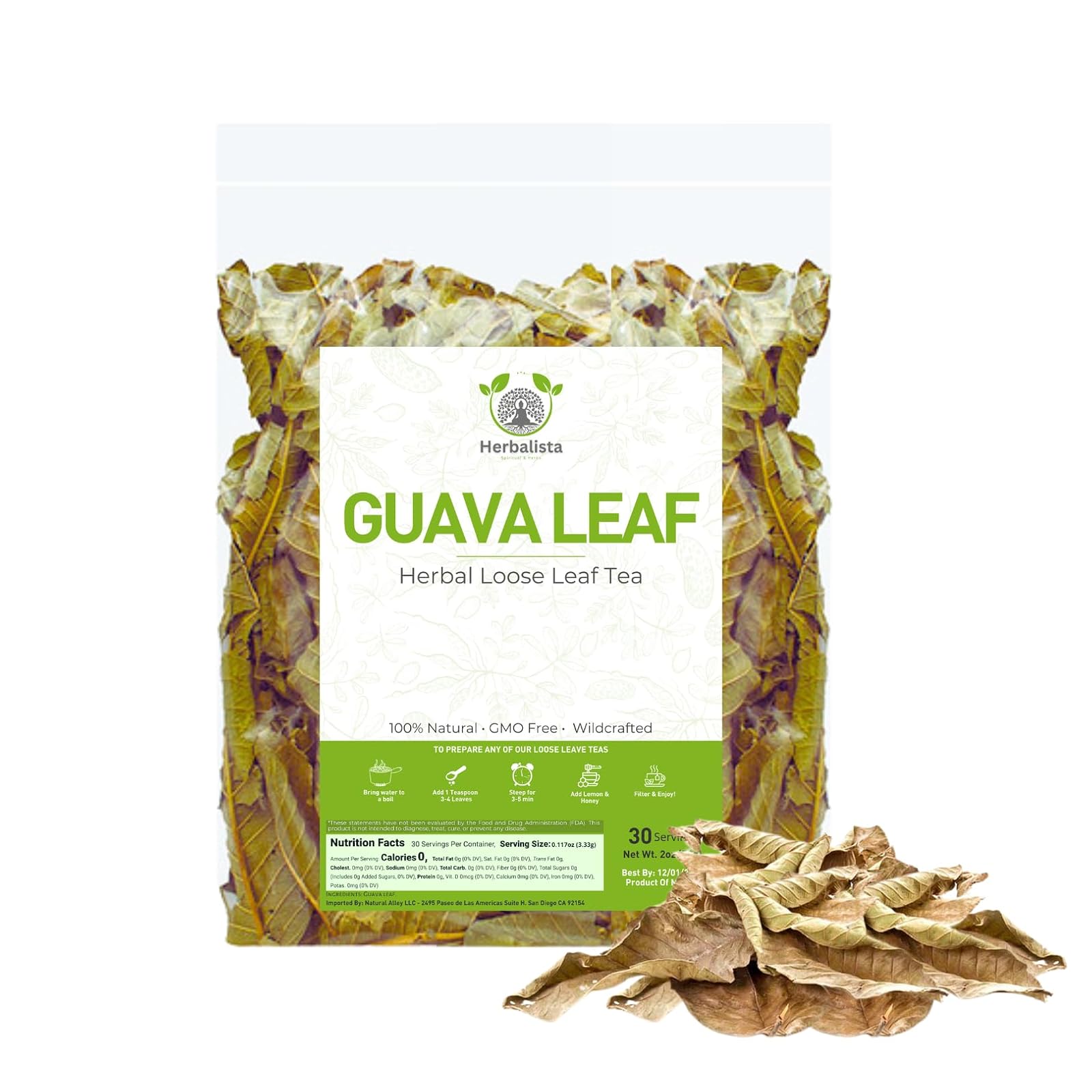 Wildcrafted guava leaf tea benefits