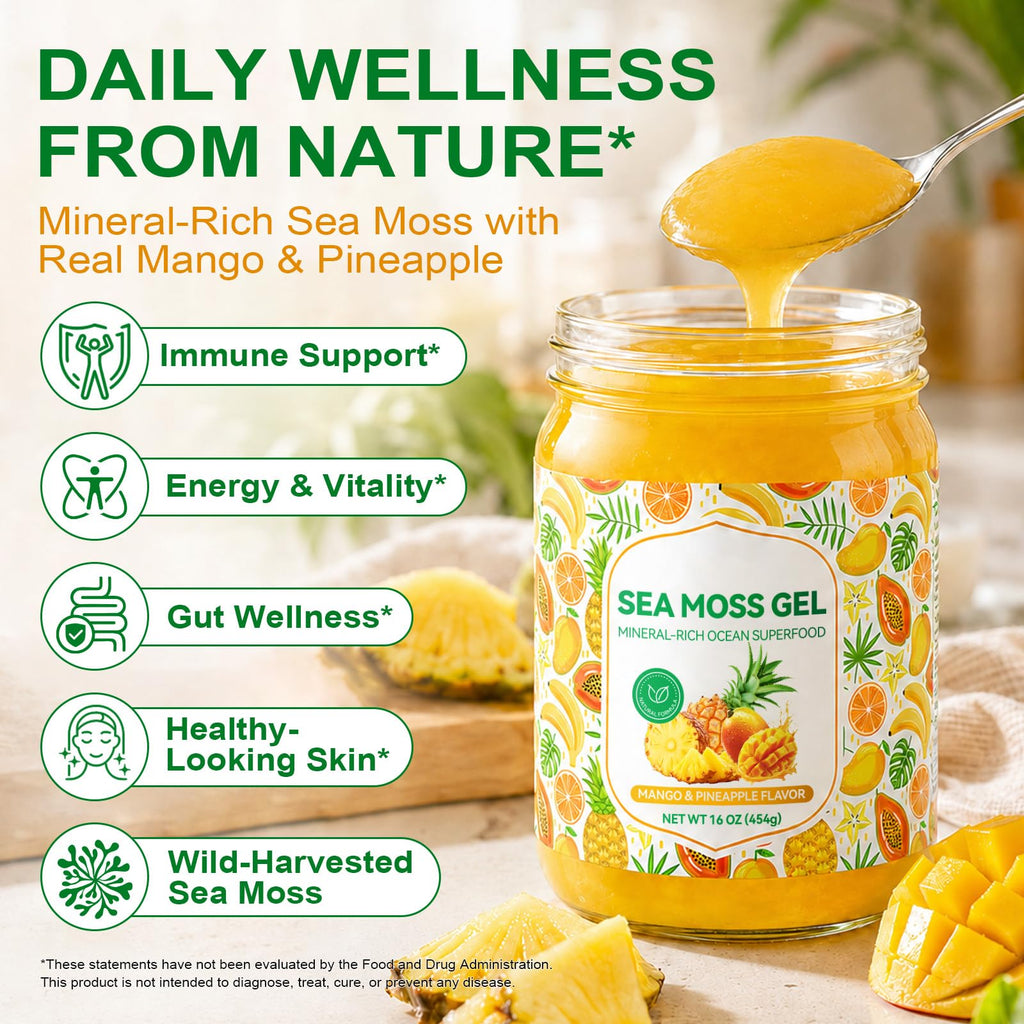 Wildcrafted Irish Sea Moss benefits
