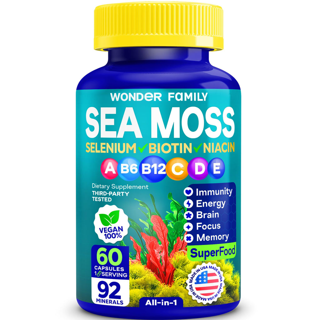 wildcrafted Irish sea moss capsules