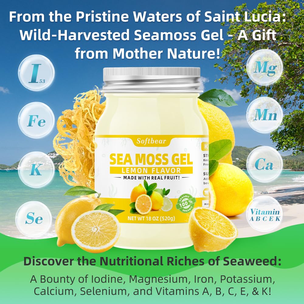 wildcrafted Irish sea moss gel