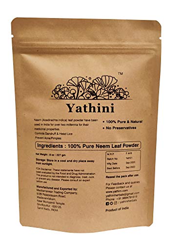 wildcrafted neem powder from India