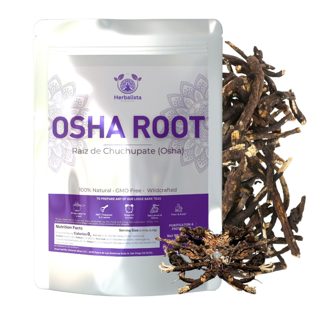 wildcrafted osha root herbal tea