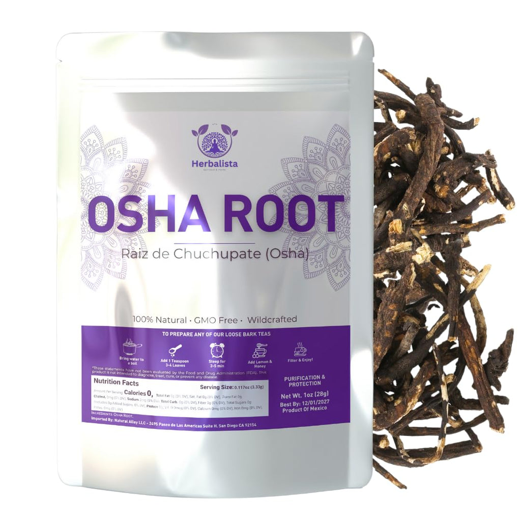 Wildcrafted Osha root herbal tea