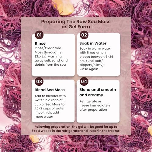 Wildcrafted sea moss from Saint Lucia