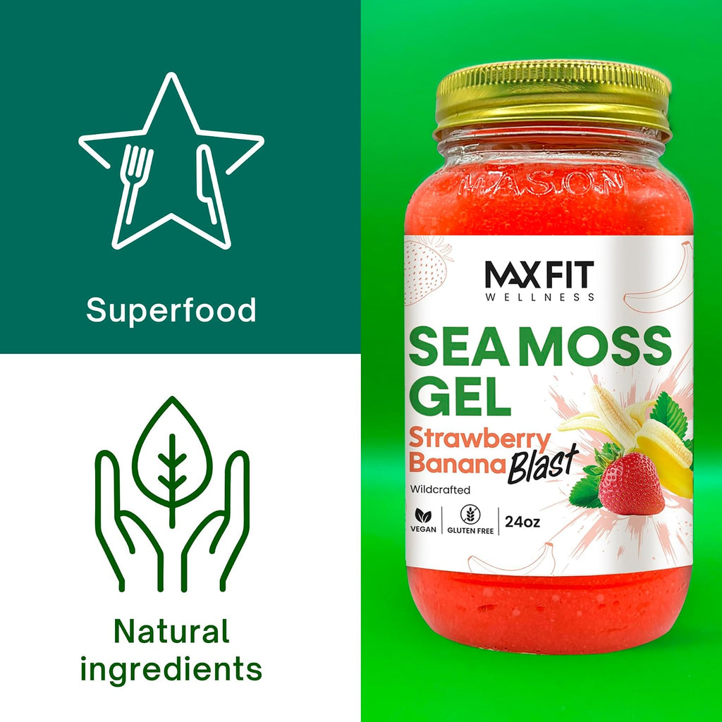 wildcrafted sea moss gel 24 oz