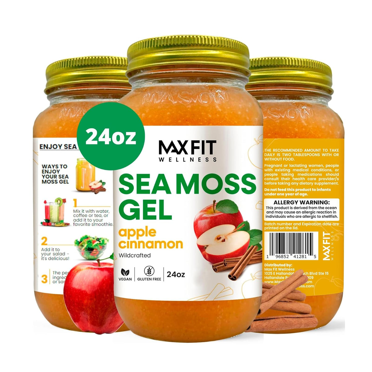 Wildcrafted sea moss gel benefits