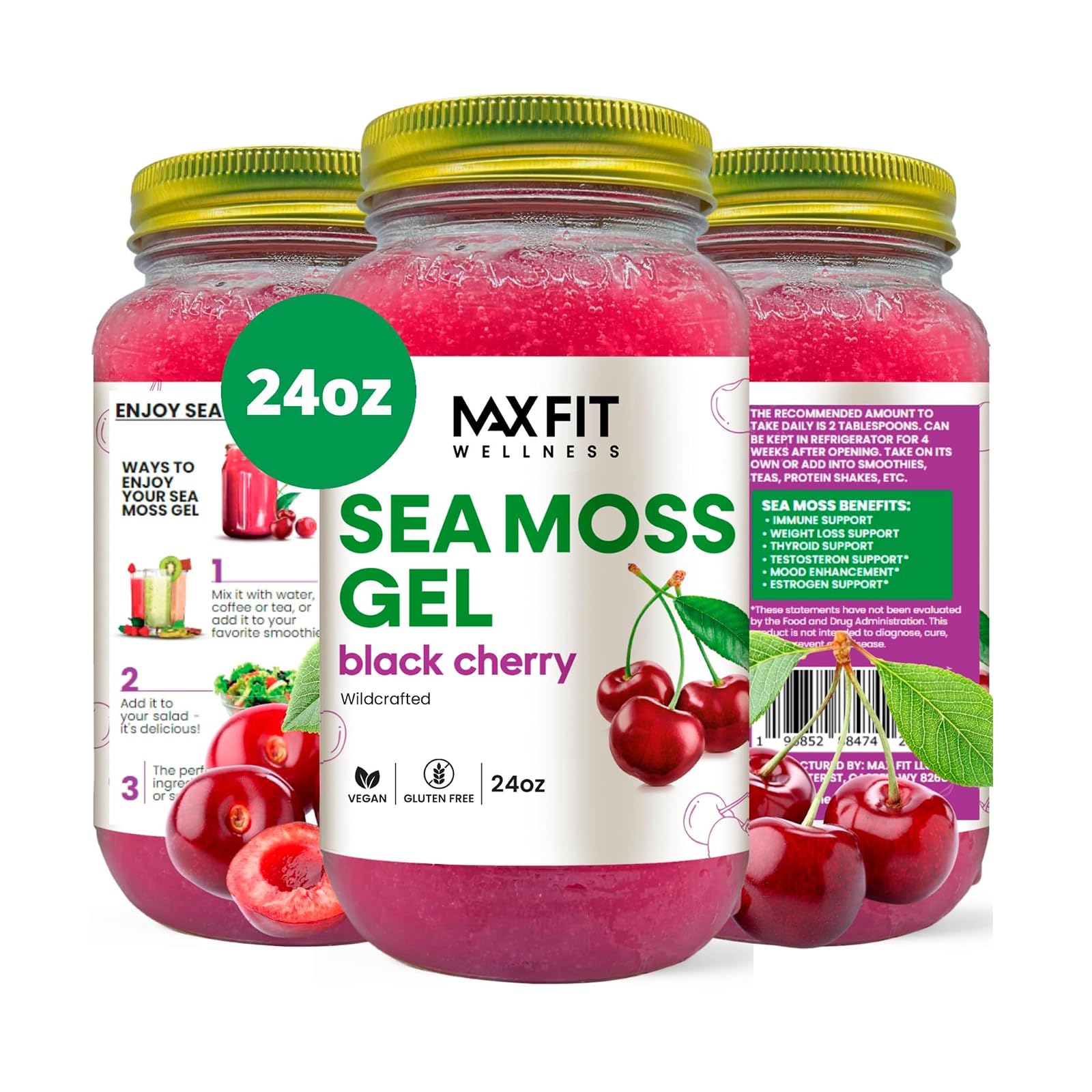 Wildcrafted sea moss gel benefits