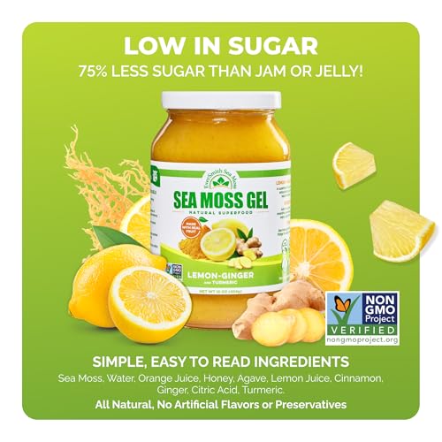 Wildcrafted sea moss gel for detox