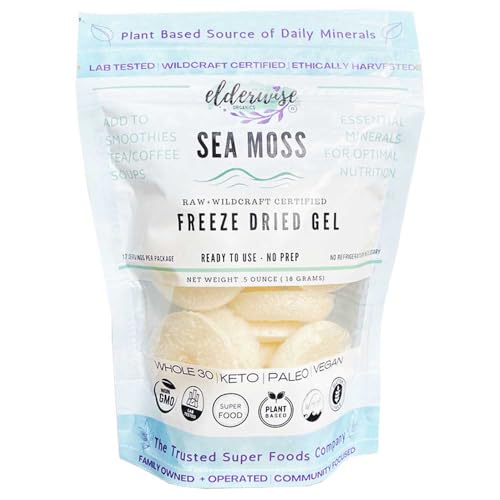 Wildcrafted sea moss gel for health