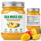 Wildcrafted sea moss gel mango flavour
